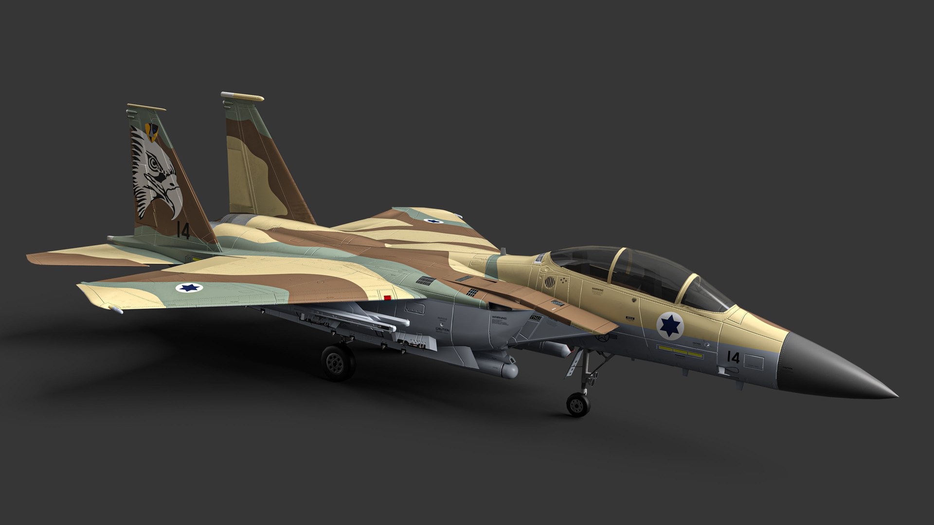 F-15E Israeli Version F15-I 3D Model - TurboSquid 2053862