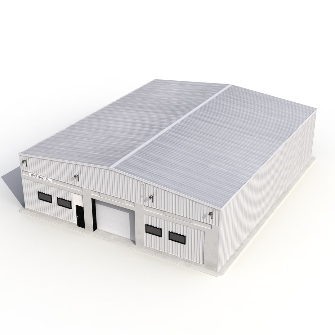 warehouse buildings 2 modeled max