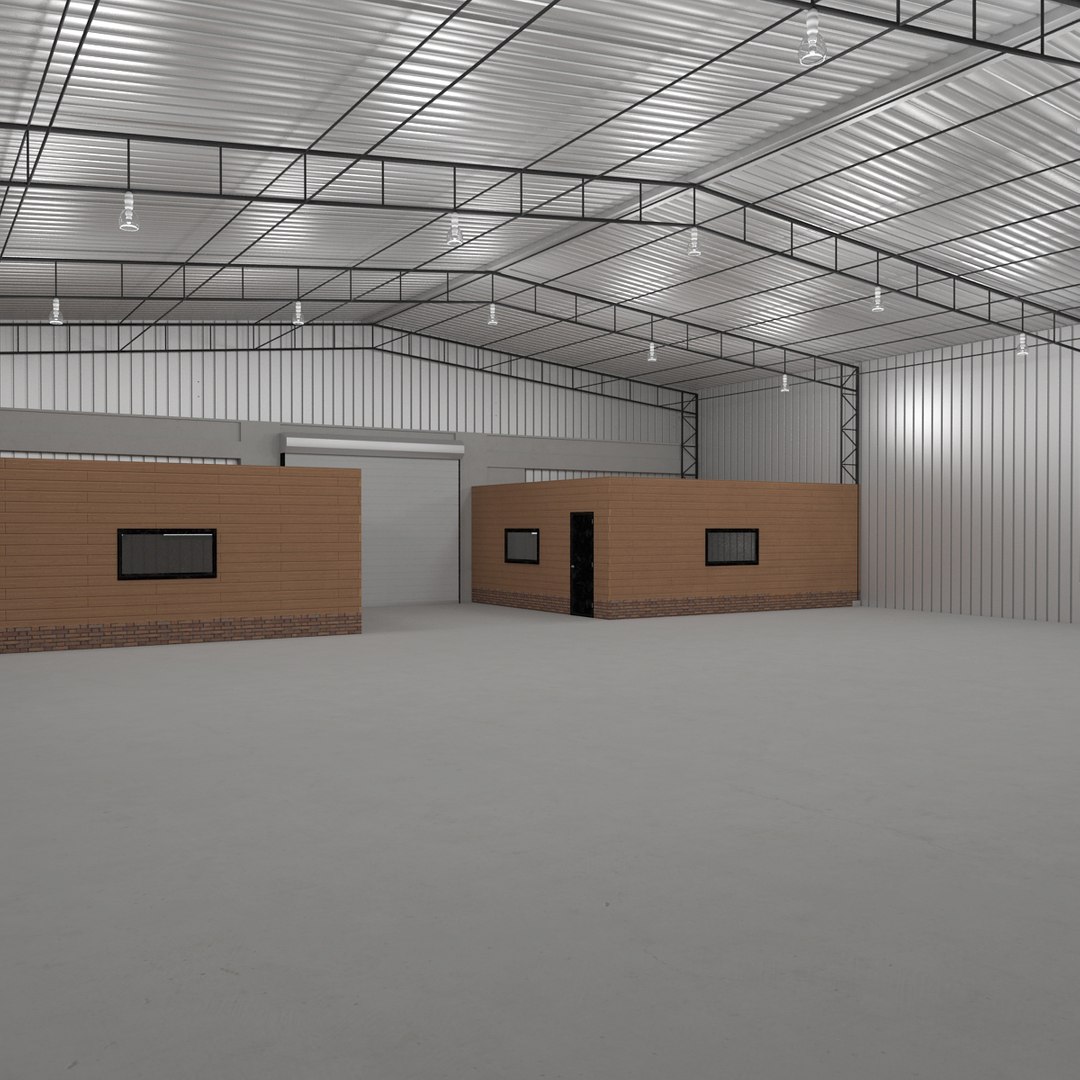 warehouse buildings 2 modeled max