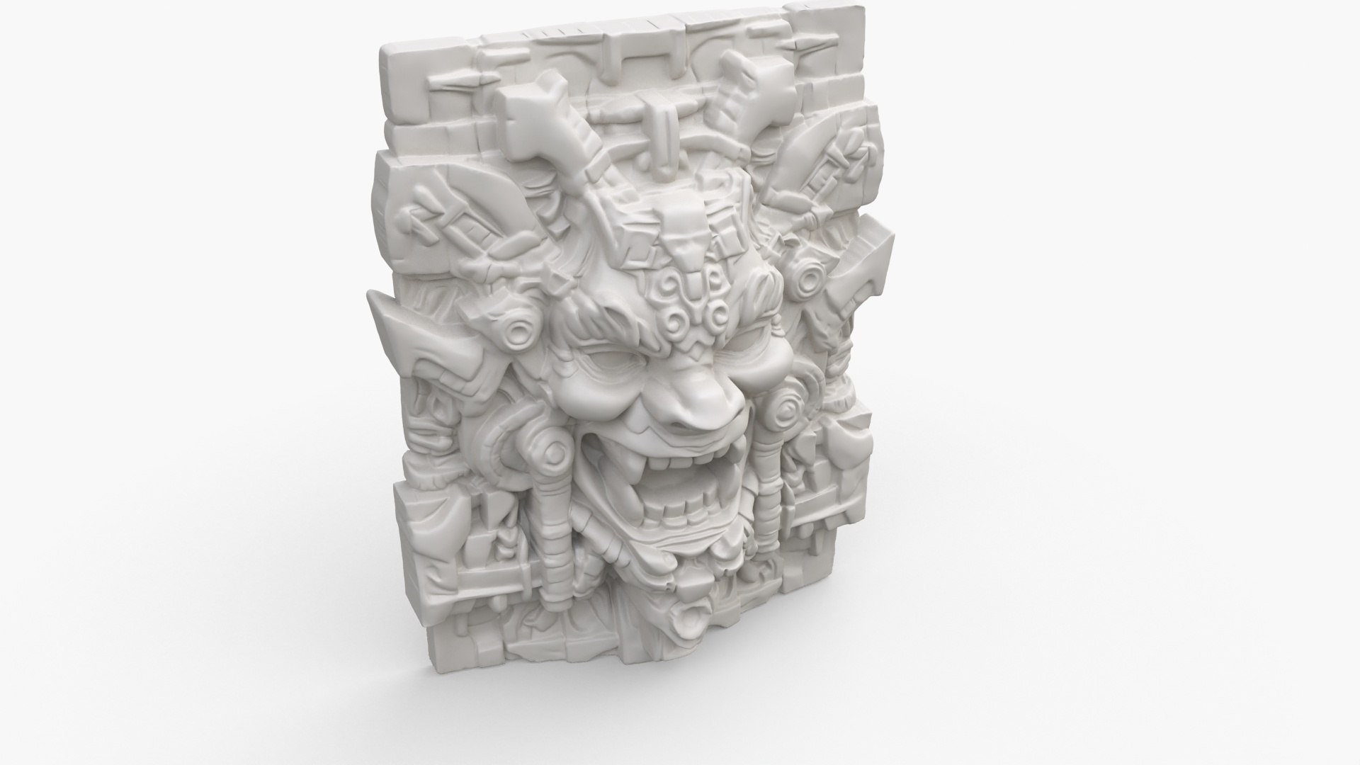 3D Model Mechano Tribal Mask 1 - TurboSquid 2182070