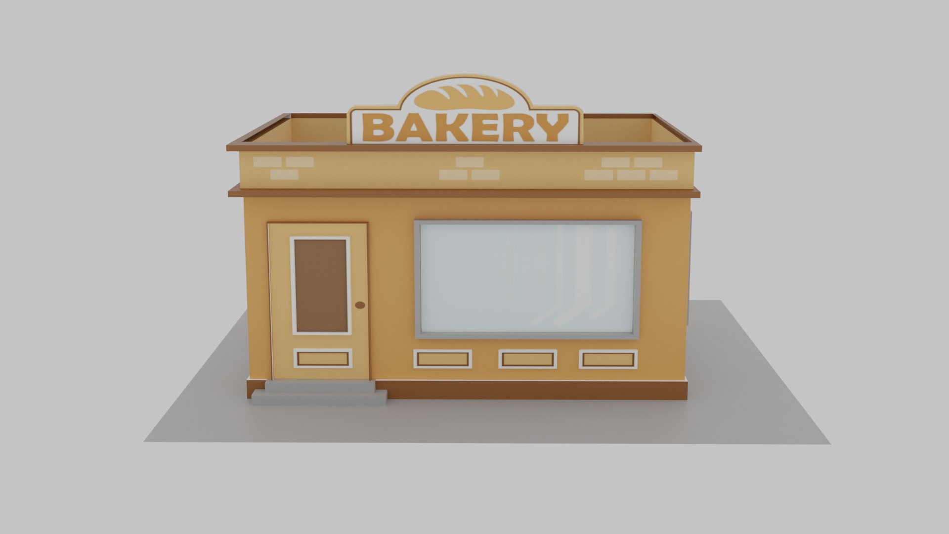 3D Model Bakery Shop - TurboSquid 2140170