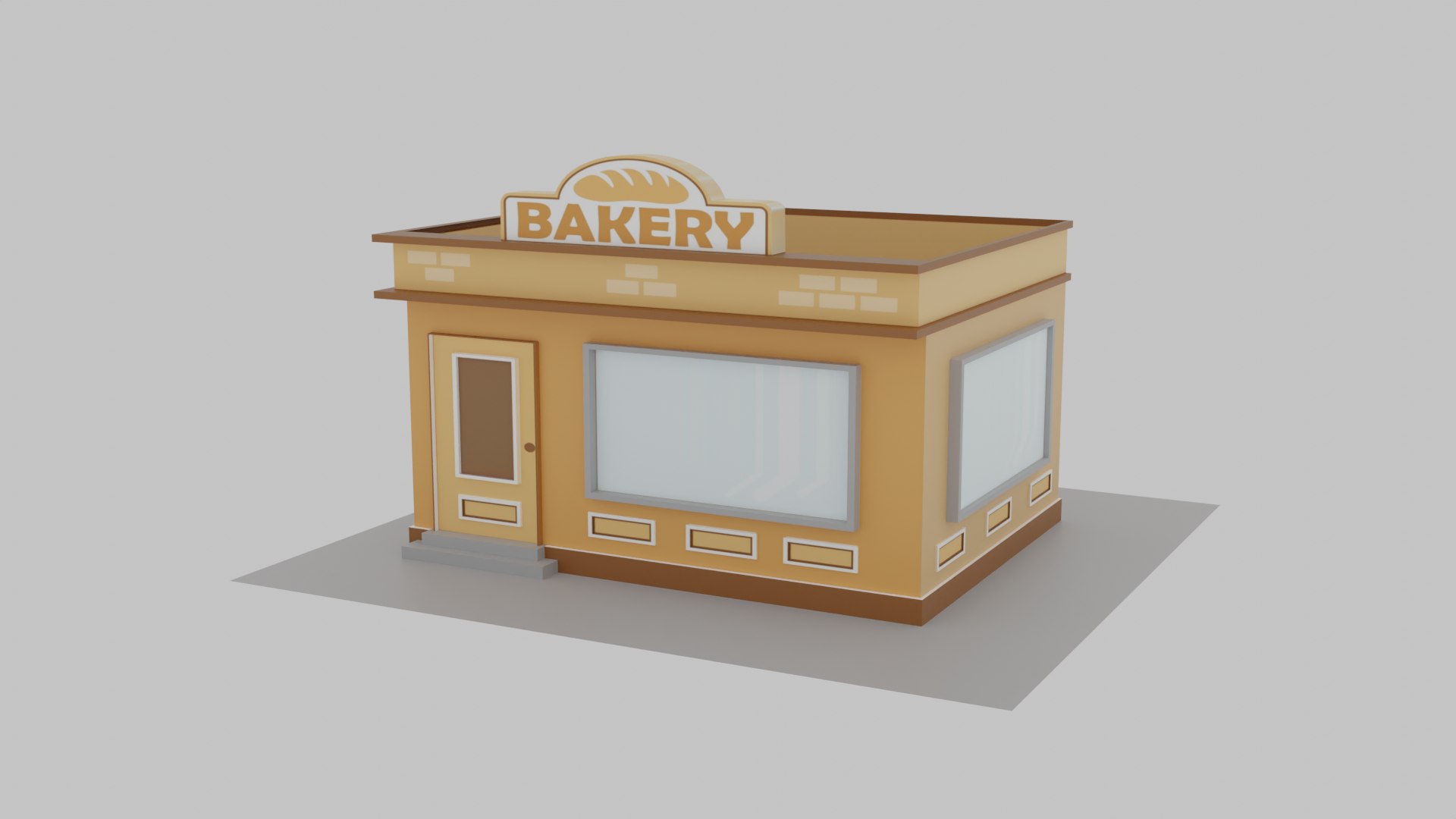3D Model Bakery Shop - TurboSquid 2140170