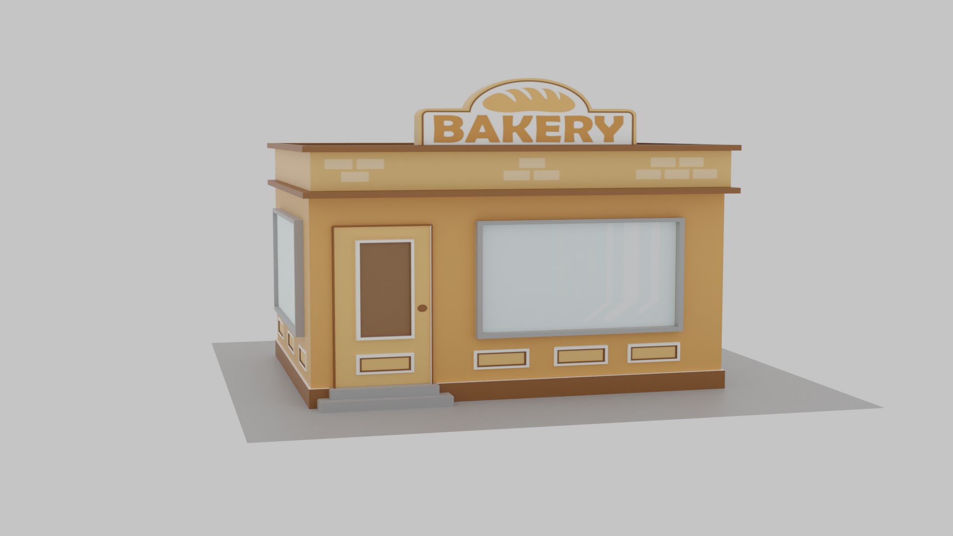 3D Model Bakery Shop - TurboSquid 2140170