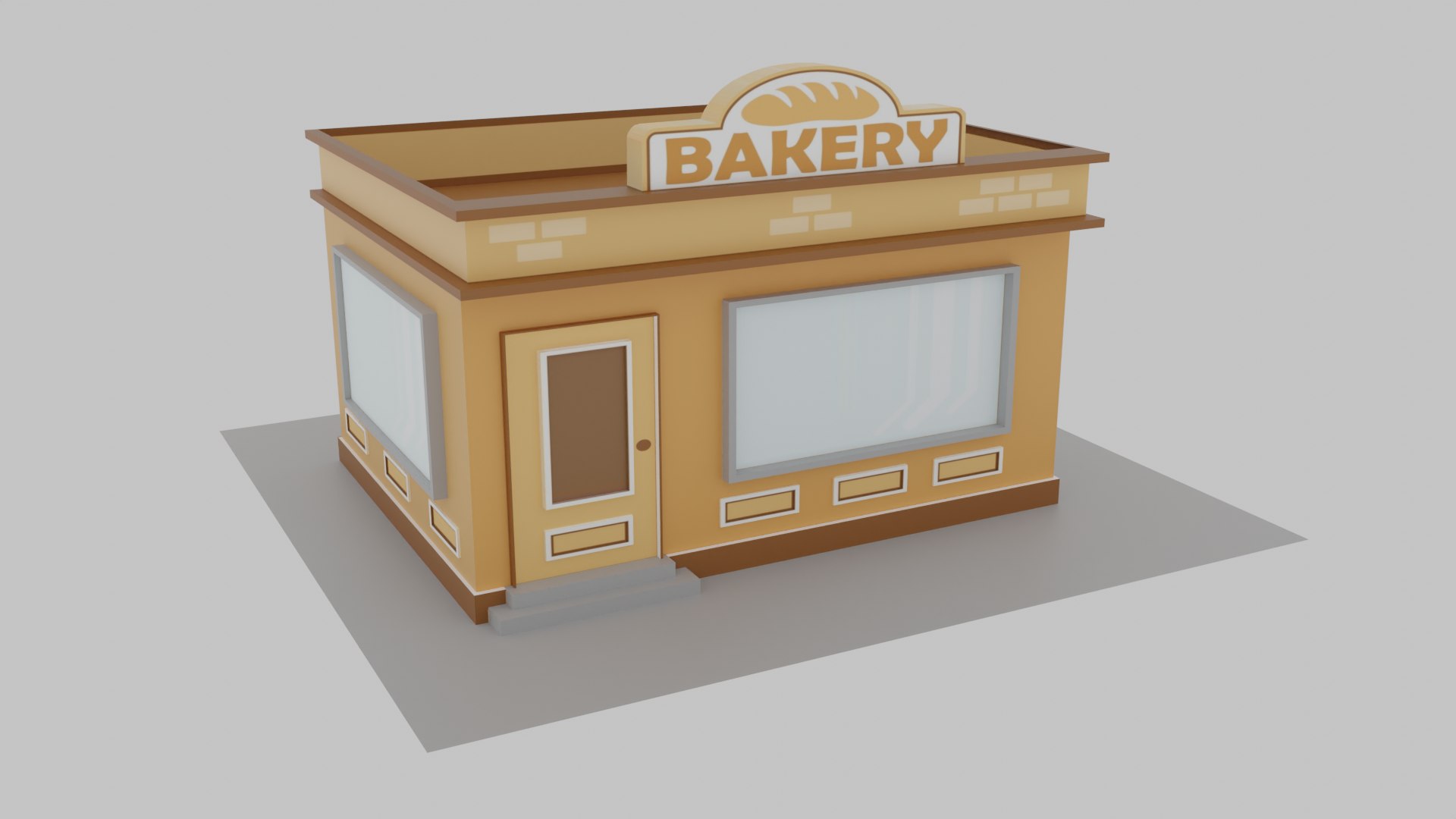 3D Model Bakery Shop - TurboSquid 2140170