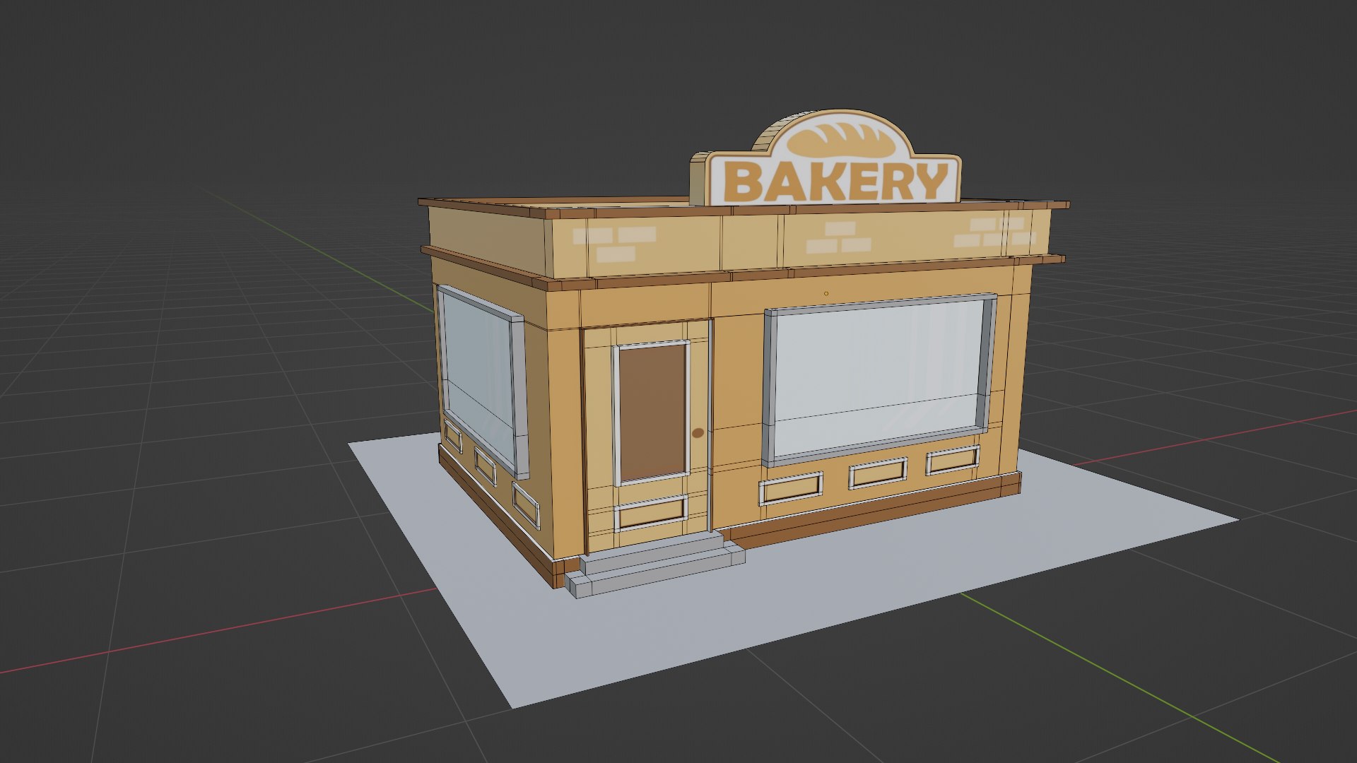 3D Model Bakery Shop - TurboSquid 2140170