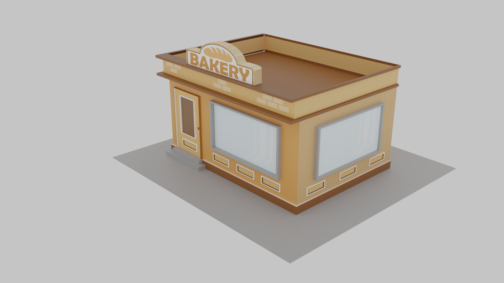 3D Model Bakery Shop - TurboSquid 2140170