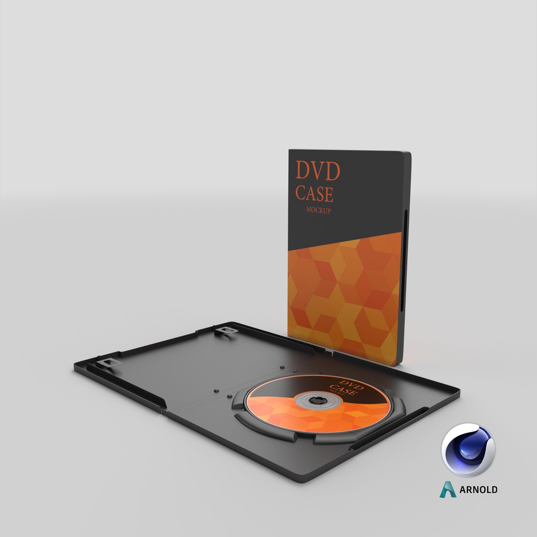 3D DVD Case Opened And Closed - TurboSquid 1736532