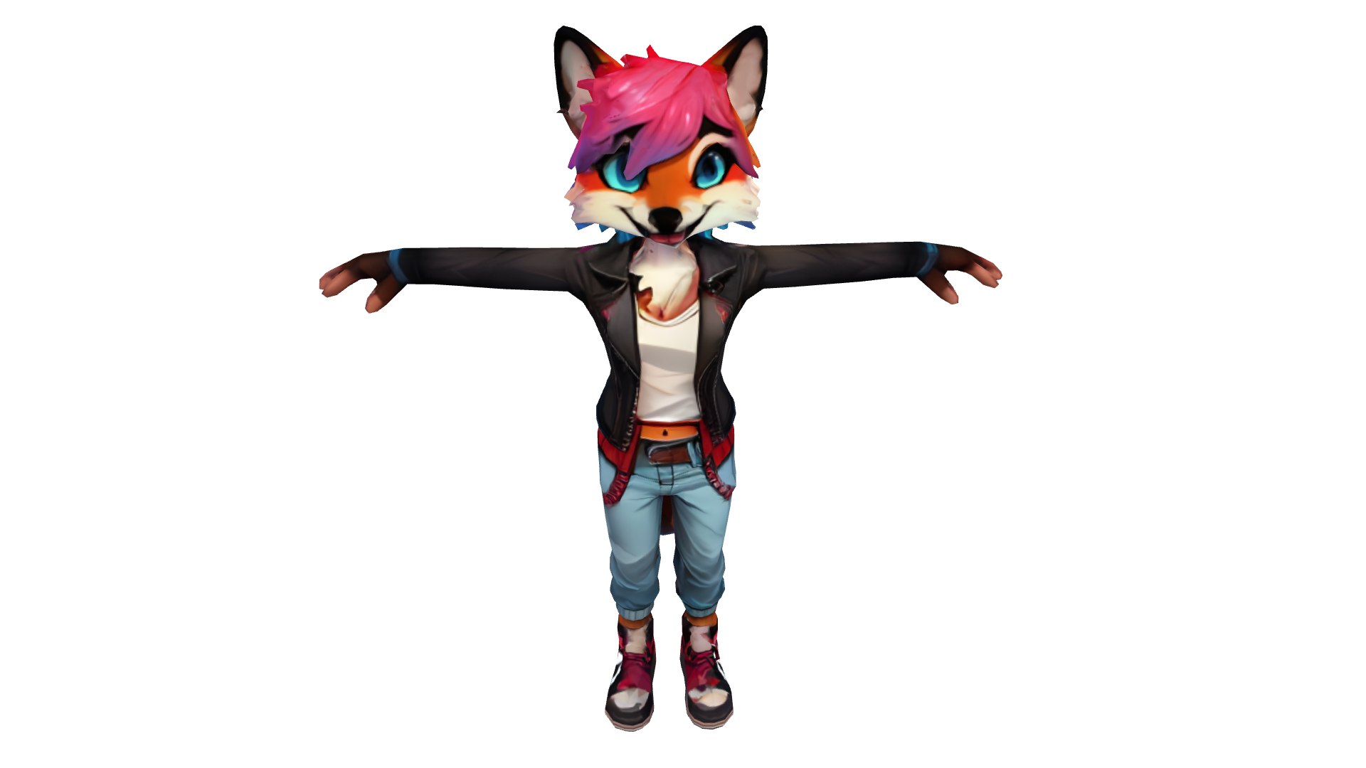 3D Roxy Blaze The Punk-Rock Avatar Model - TurboSquid 2295150