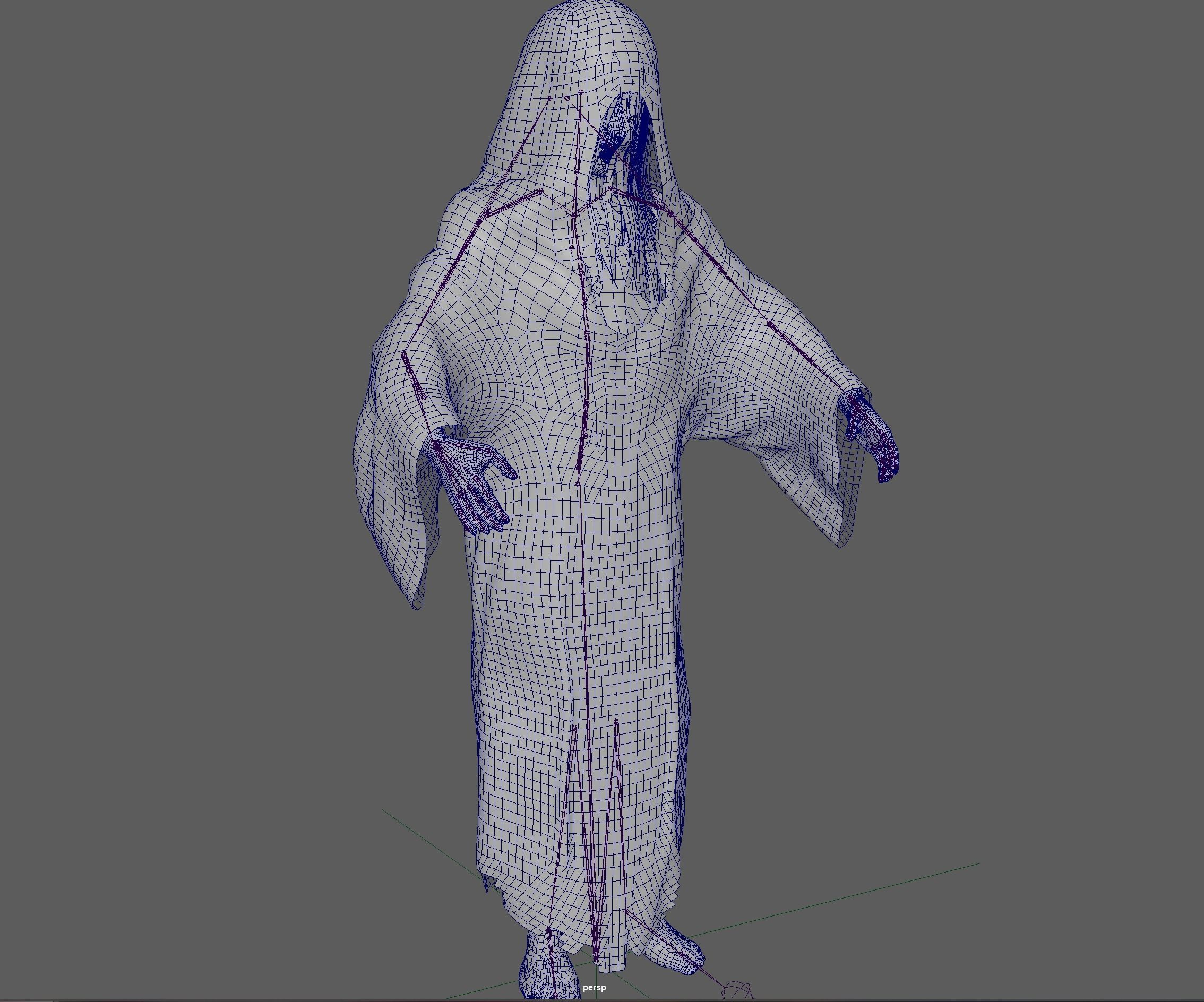Ghost Girl - Horror Woman Rig 3D model - TurboSquid 1869802