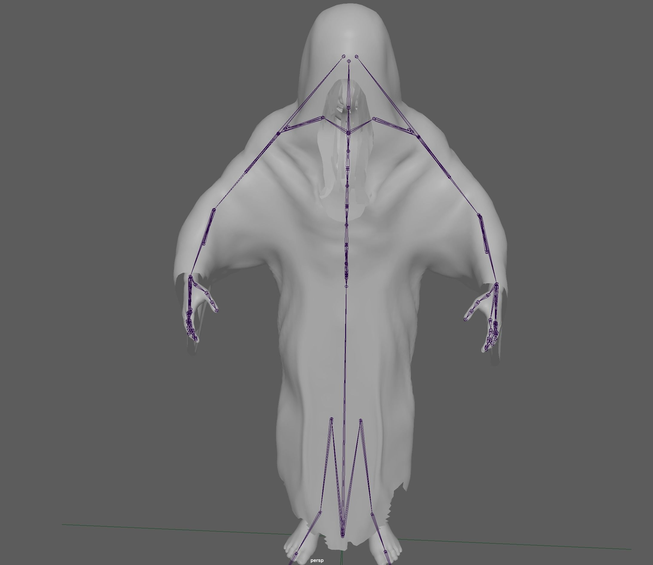 Ghost Girl - Horror Woman Rig 3D model - TurboSquid 1869802