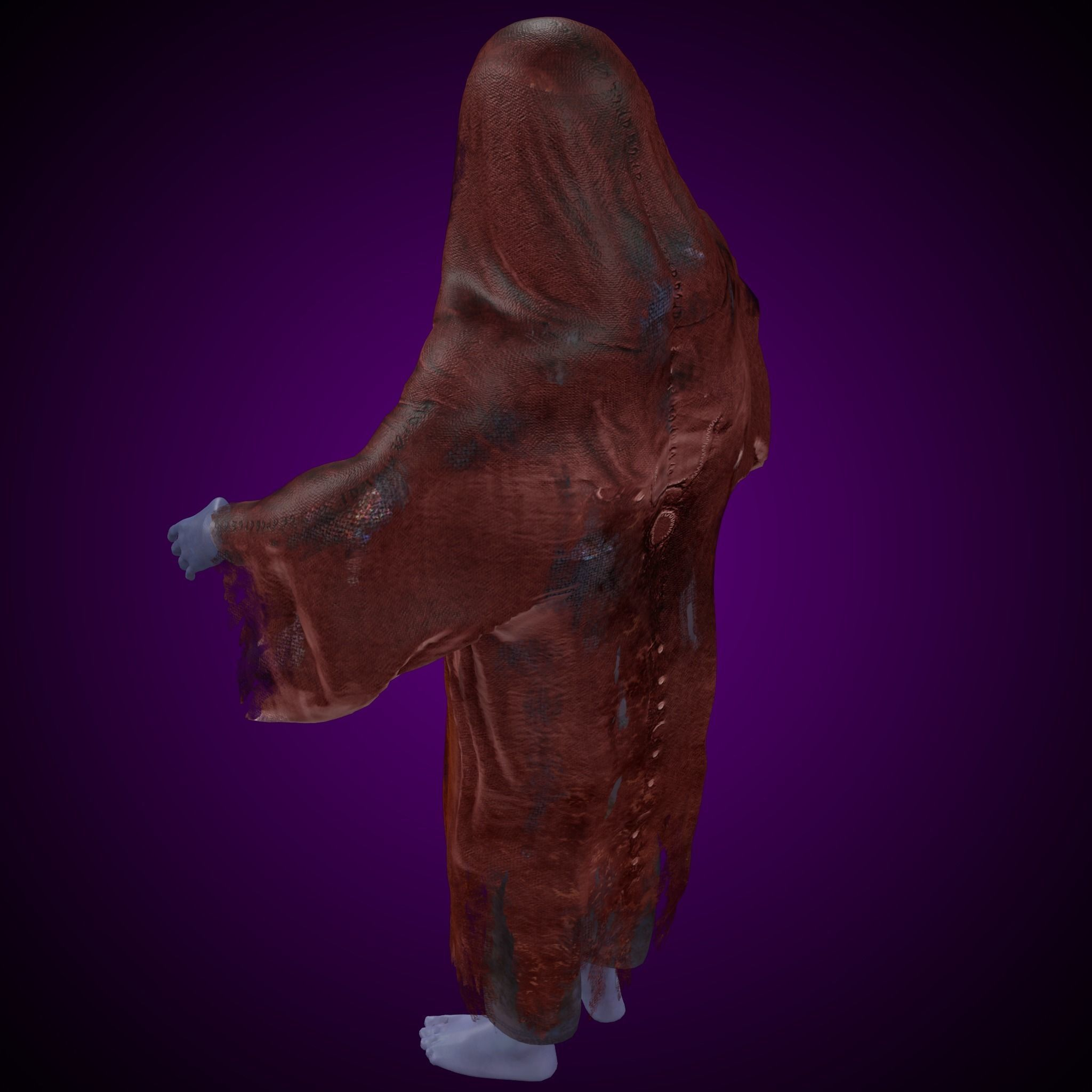 Ghost Girl - Horror Woman Rig 3D model - TurboSquid 1869802