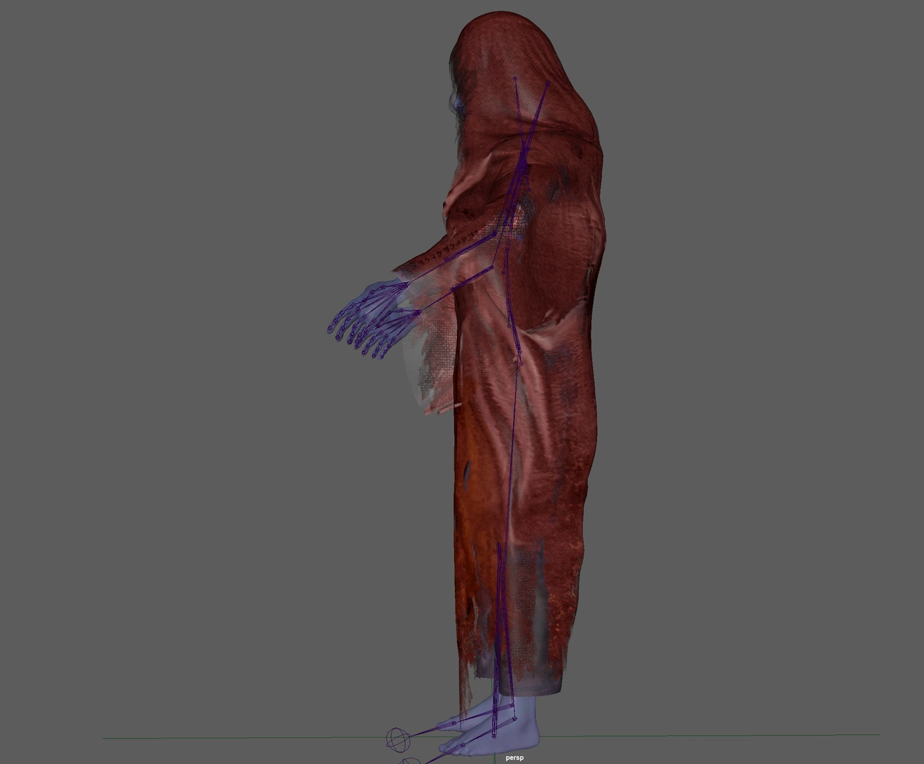 Ghost Girl - Horror Woman Rig 3D model - TurboSquid 1869802