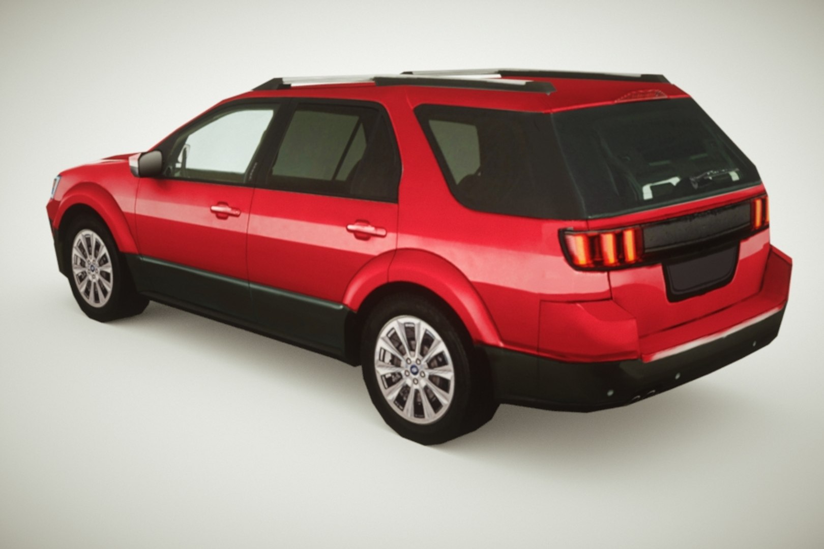 3d model of generic wagon v1 color