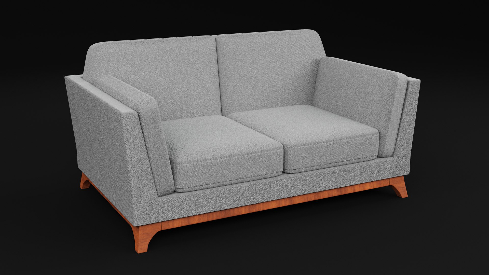 3D New Boston 2 Seater Sofa Model - TurboSquid 2104338