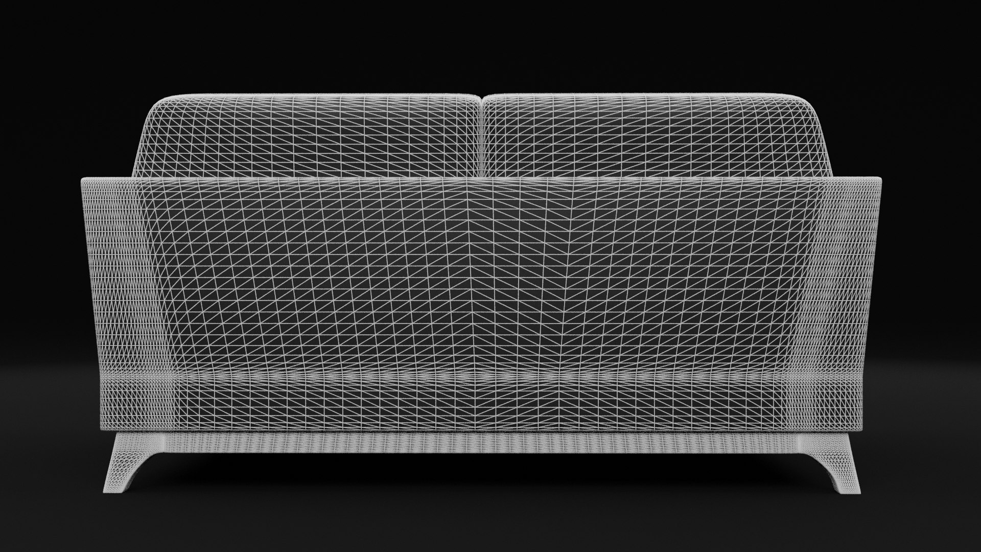 3D New Boston 2 Seater Sofa Model - TurboSquid 2104338