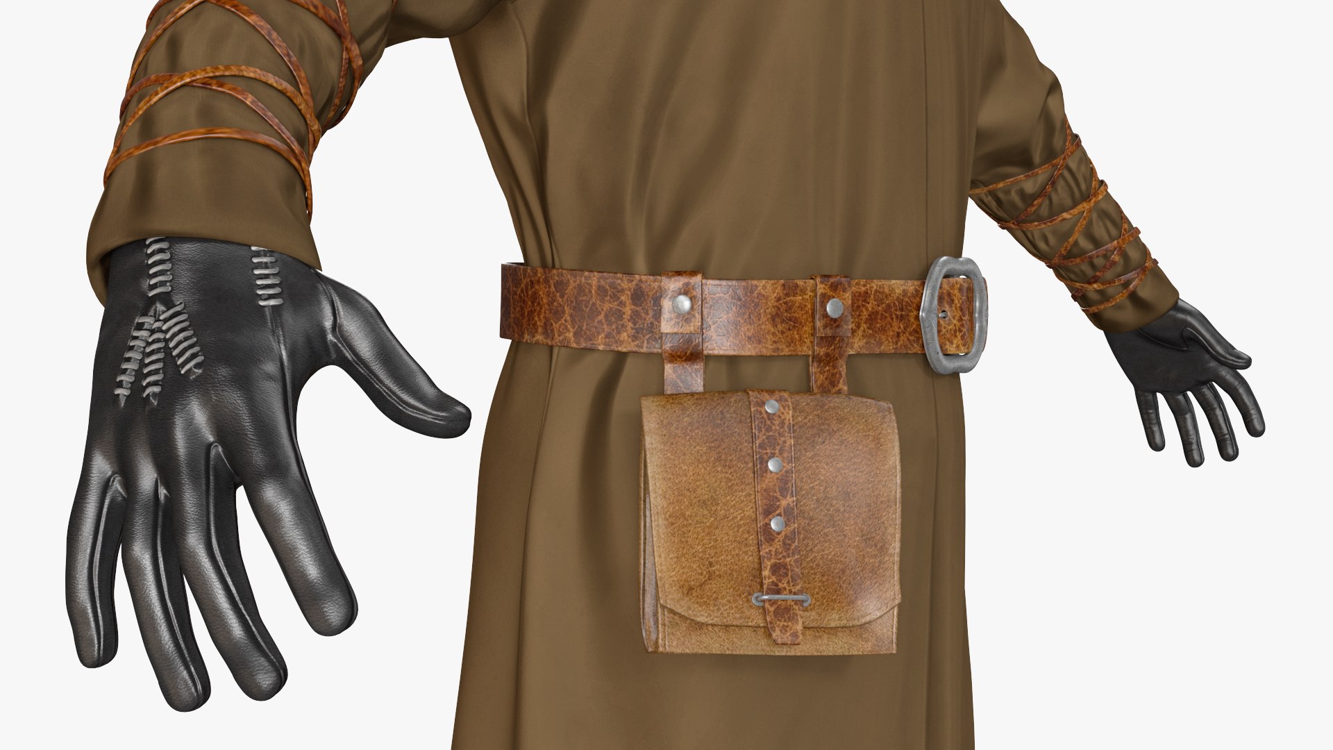 3D Medieval Merchant Character Model - TurboSquid 2396006