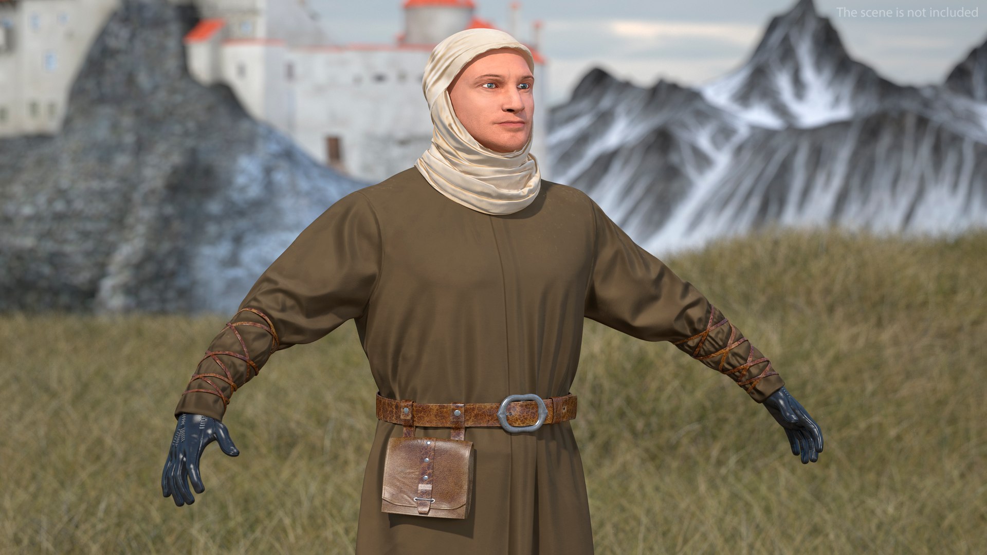 3D Medieval Merchant Character Model - TurboSquid 2396006