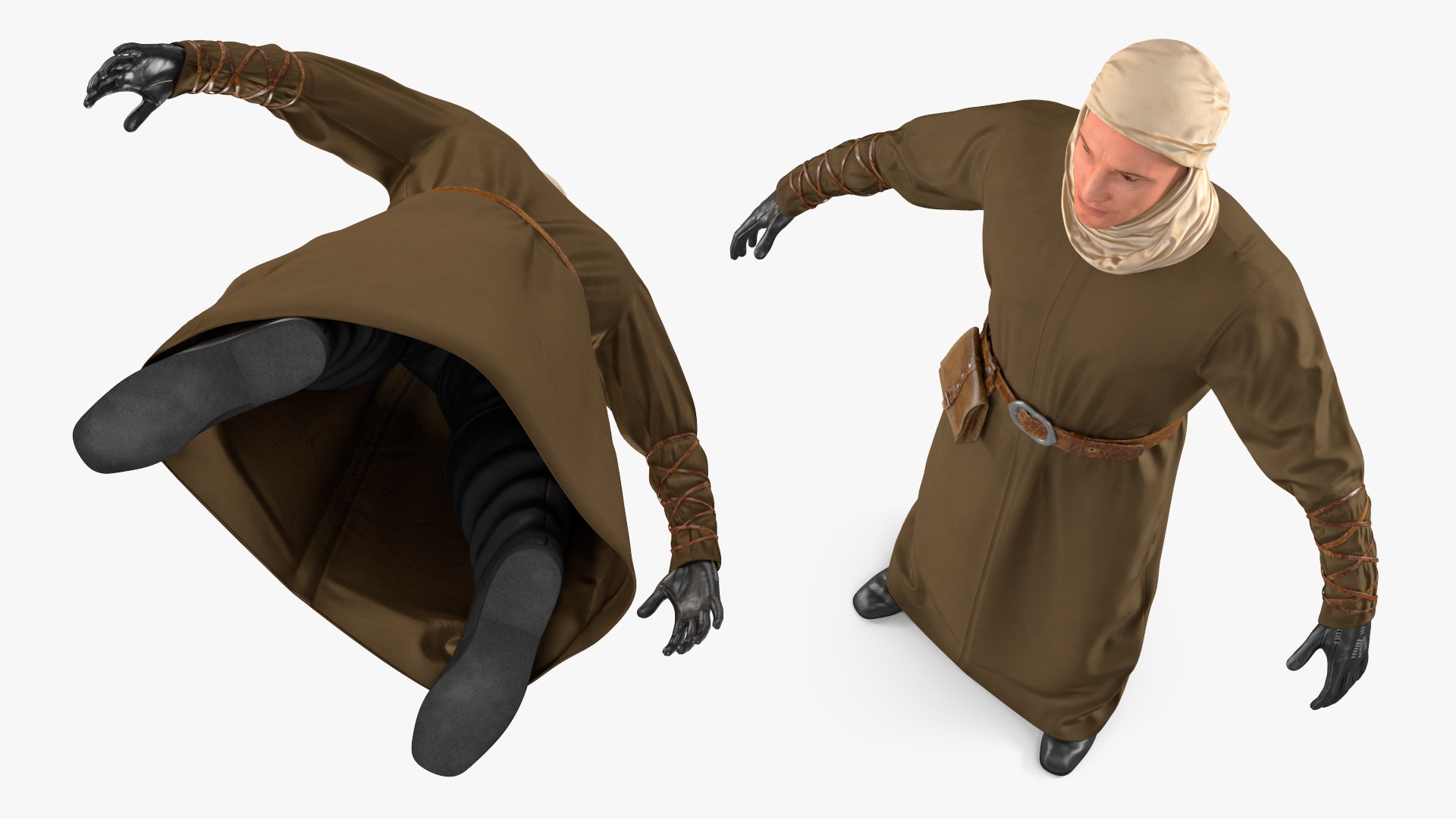 3D Medieval Merchant Character Model - TurboSquid 2396006