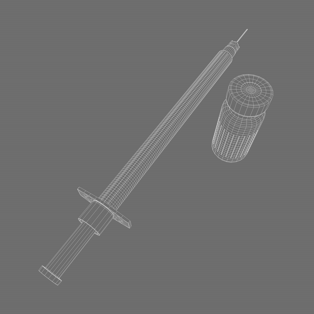c4d syringe flask