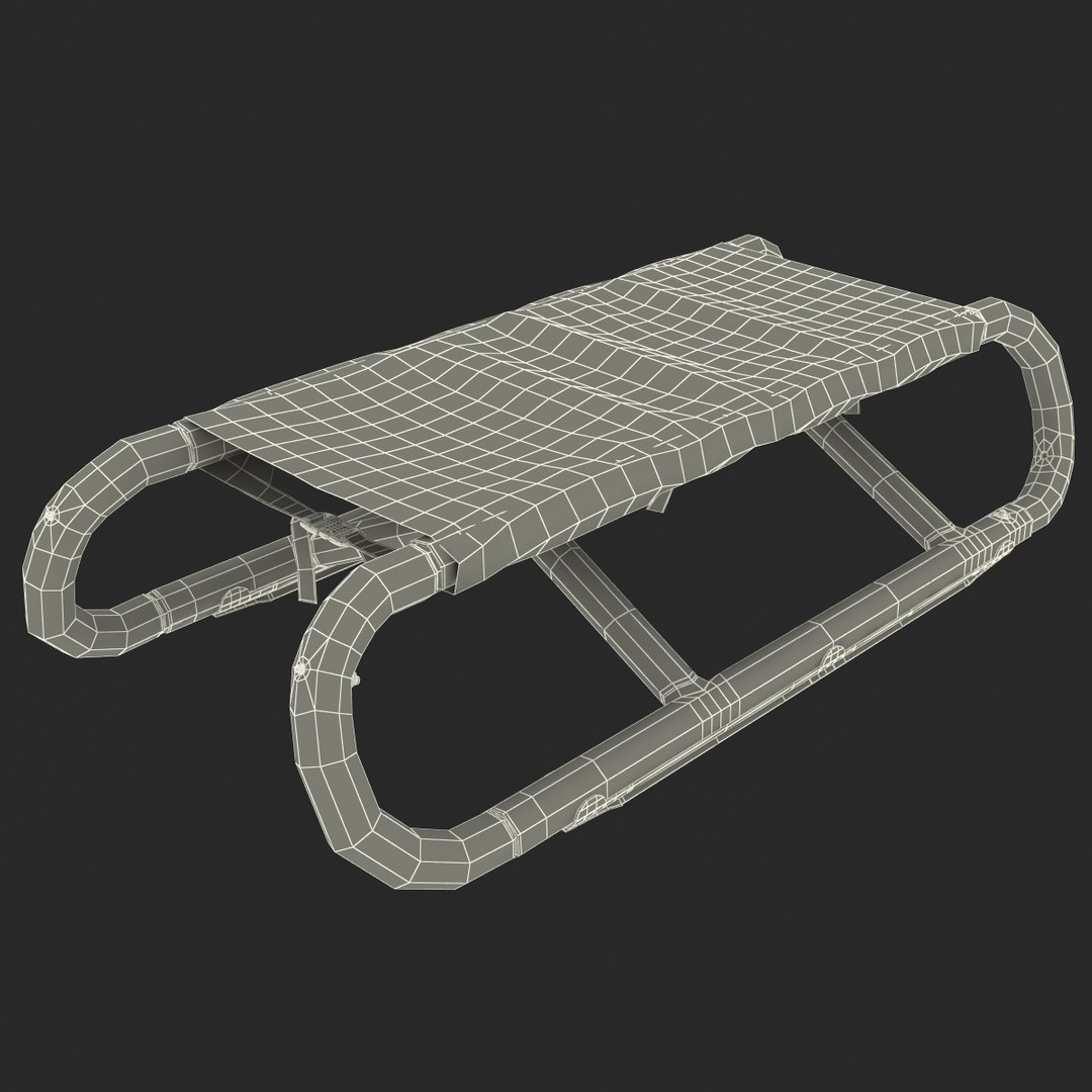 snow sled 2 3d model