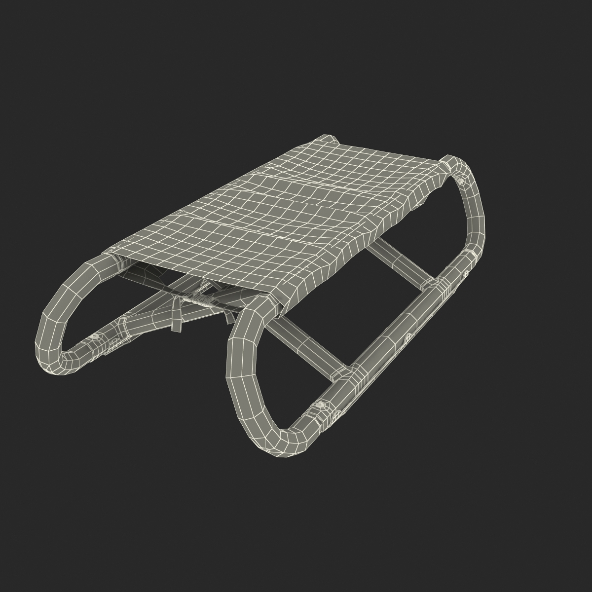snow sled 2 3d model