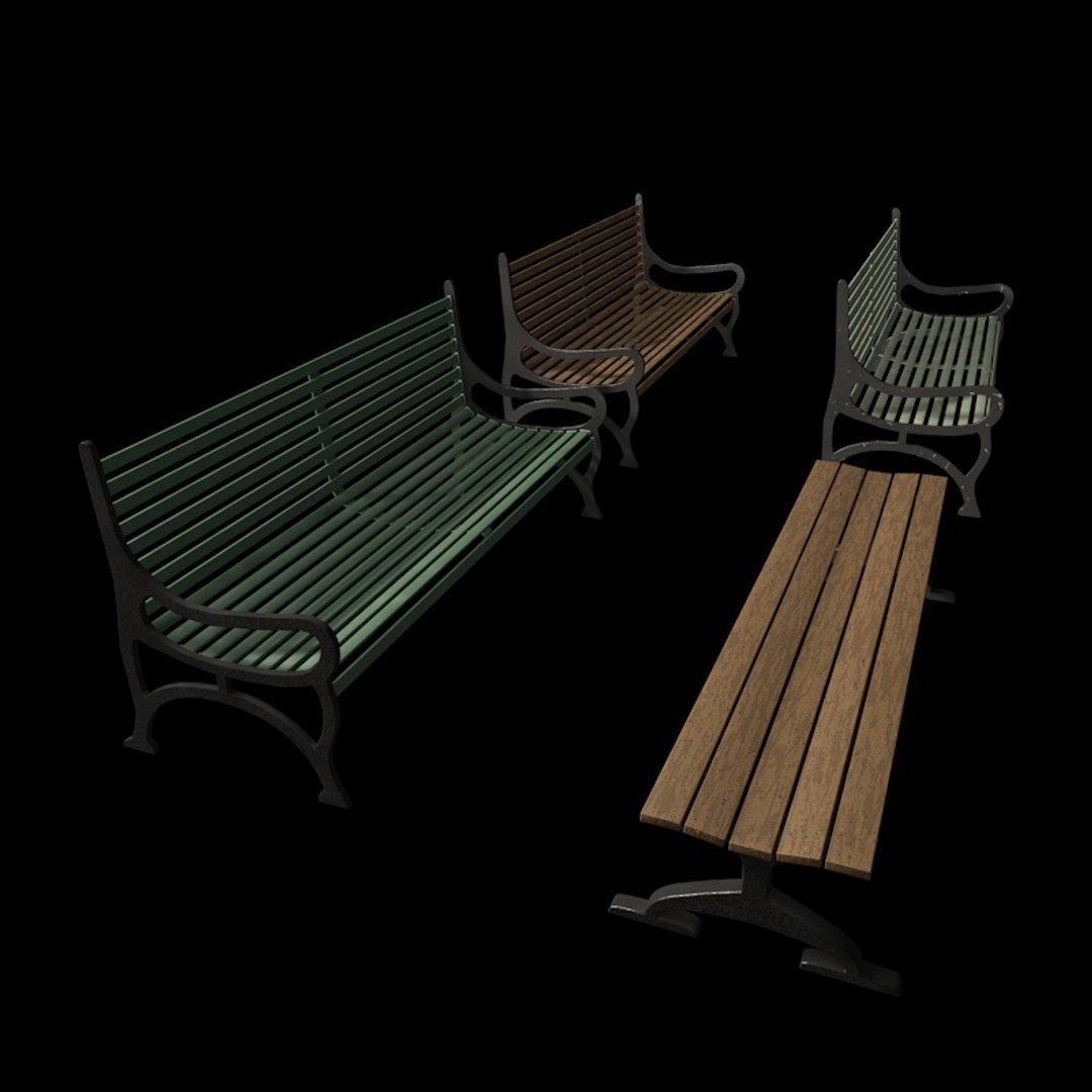 3d Benches Rusty