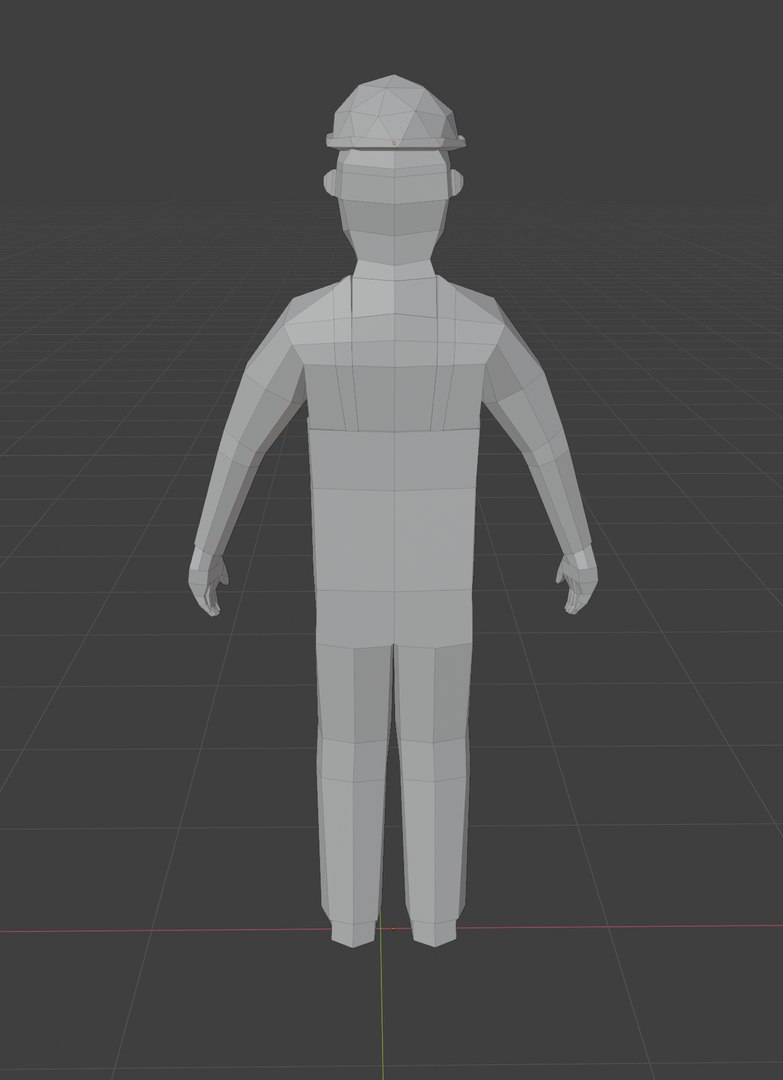 Worker Rigged Unity 3D Model - TurboSquid 1566527