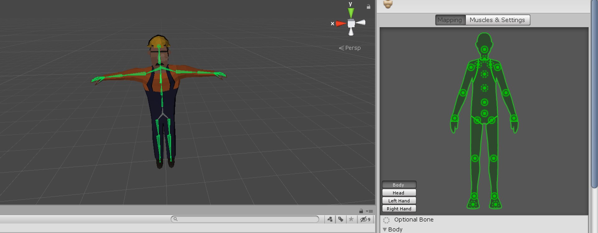 Worker Rigged Unity 3D Model - TurboSquid 1566527