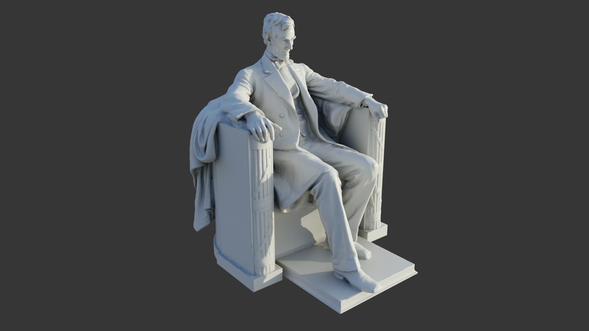 Lincoln Memorial 3D Model - TurboSquid 1971820