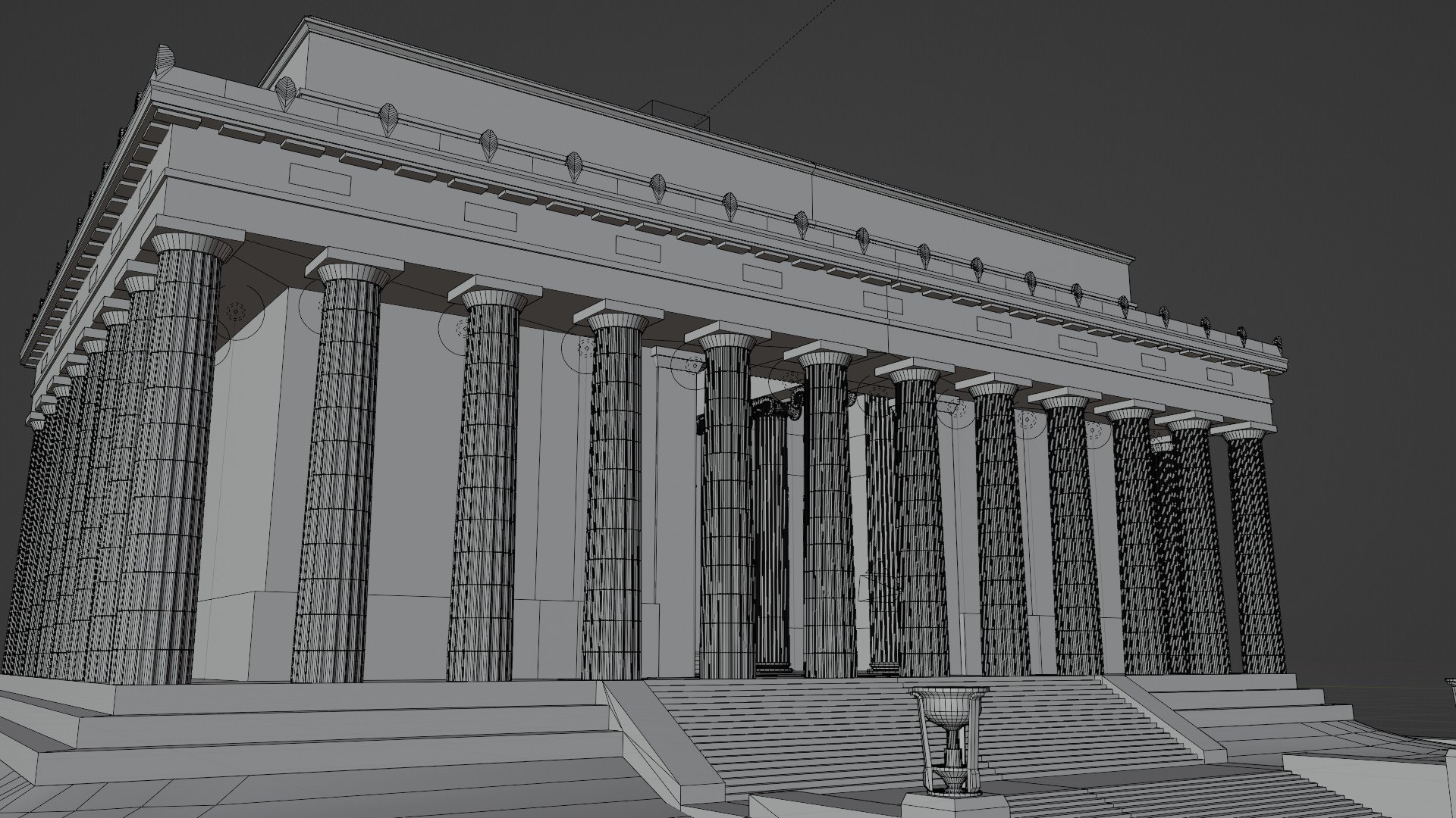 Lincoln Memorial 3D Model - TurboSquid 1971820