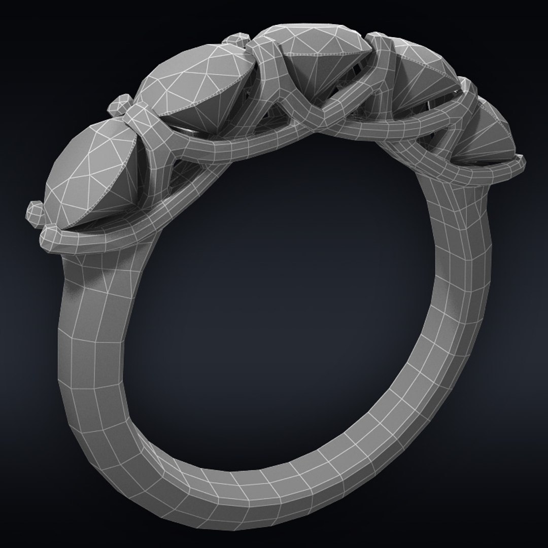 3D Jewel Ring - TurboSquid 1290514