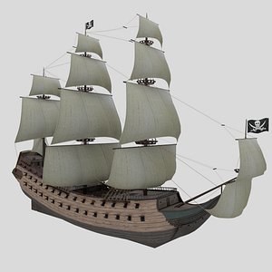 Free Blender Pirate-Ship Models | TurboSquid
