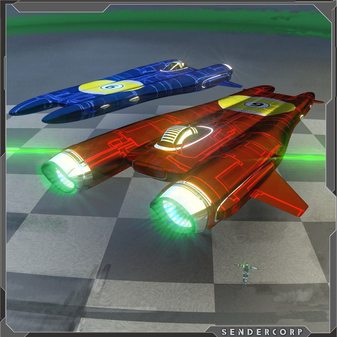 racer spaceship blend