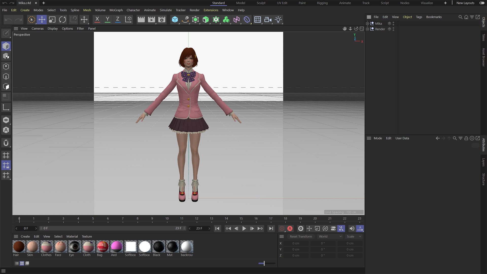 3D Cartoon Mika Model - TurboSquid 1857814