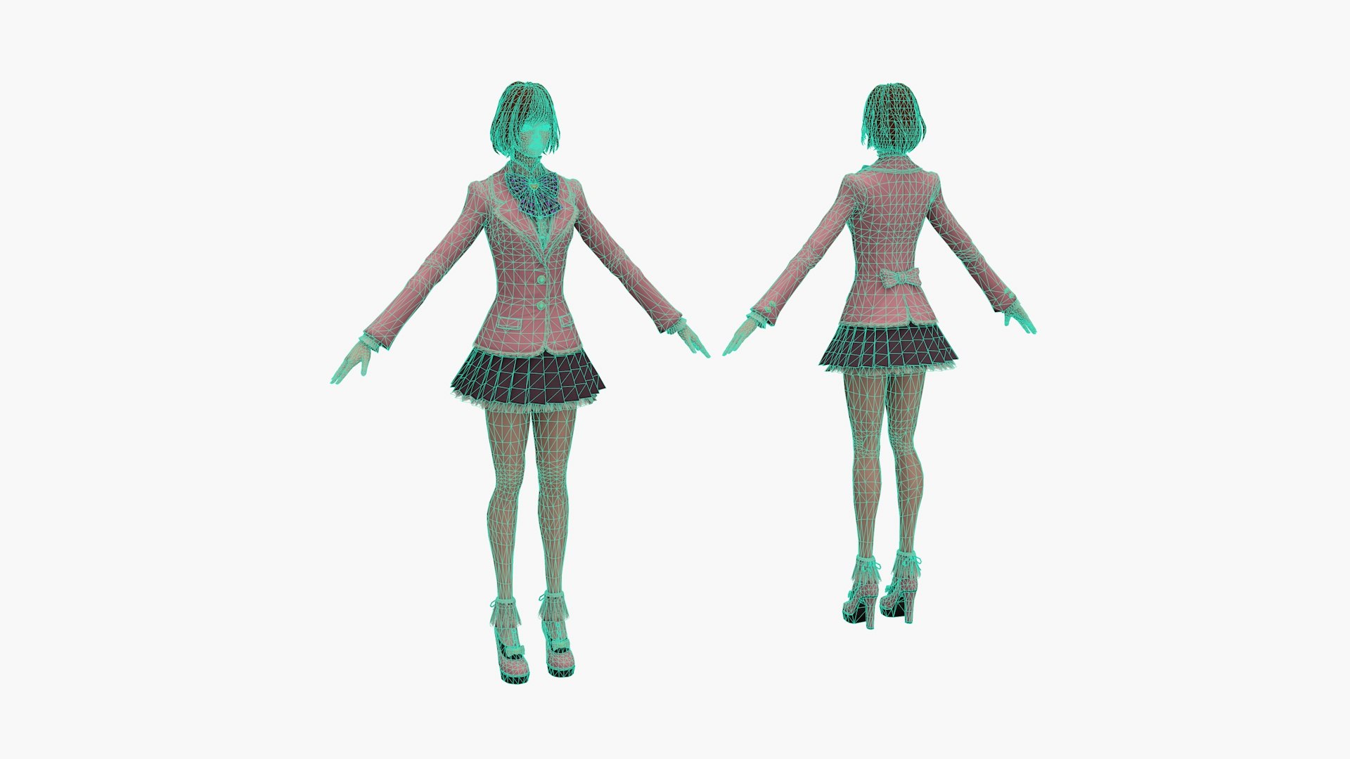 3D Cartoon Mika Model - TurboSquid 1857814