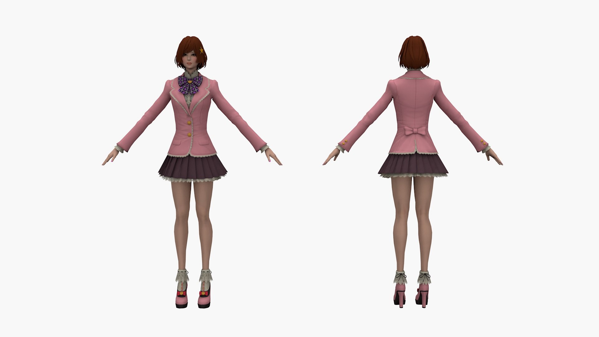 3D Cartoon Mika Model - TurboSquid 1857814