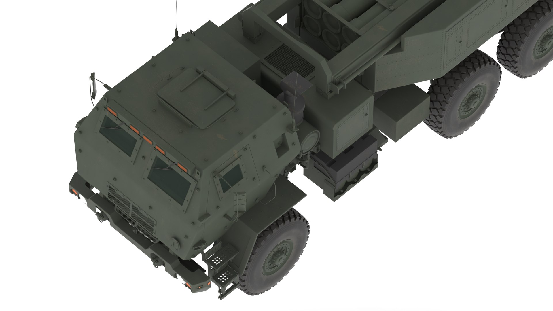 3D M142 High Mobility Artillery Rocket System HIMARS PBR - TurboSquid ...