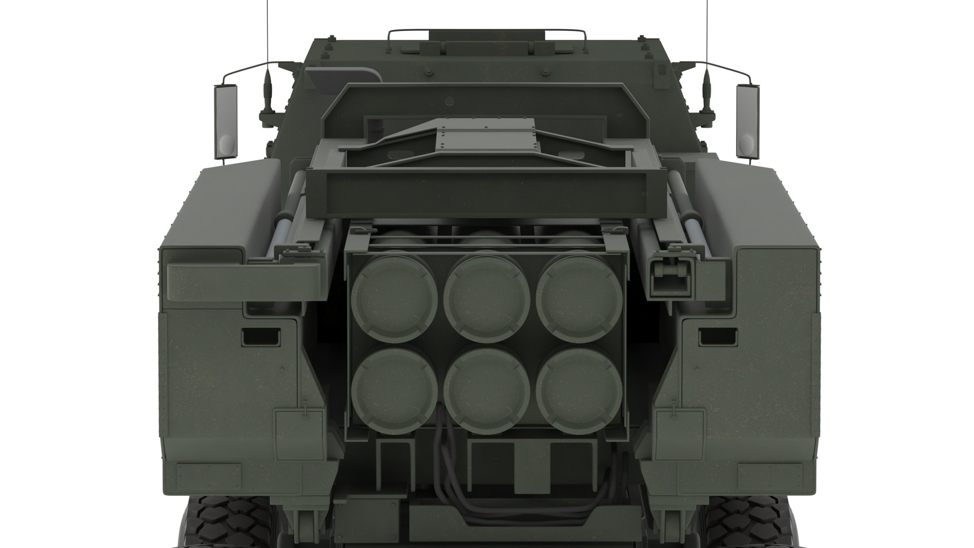 3D M142 High Mobility Artillery Rocket System HIMARS PBR - TurboSquid ...