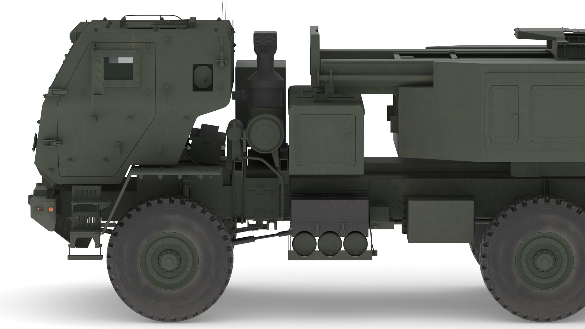 3D M142 High Mobility Artillery Rocket System HIMARS PBR - TurboSquid 2363402