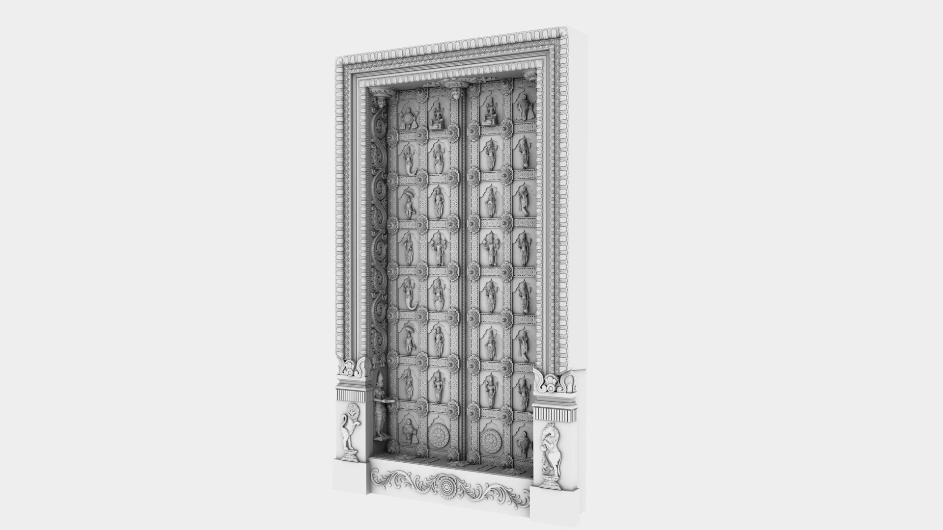 3D Tirupati Temple Door - TurboSquid 2078446