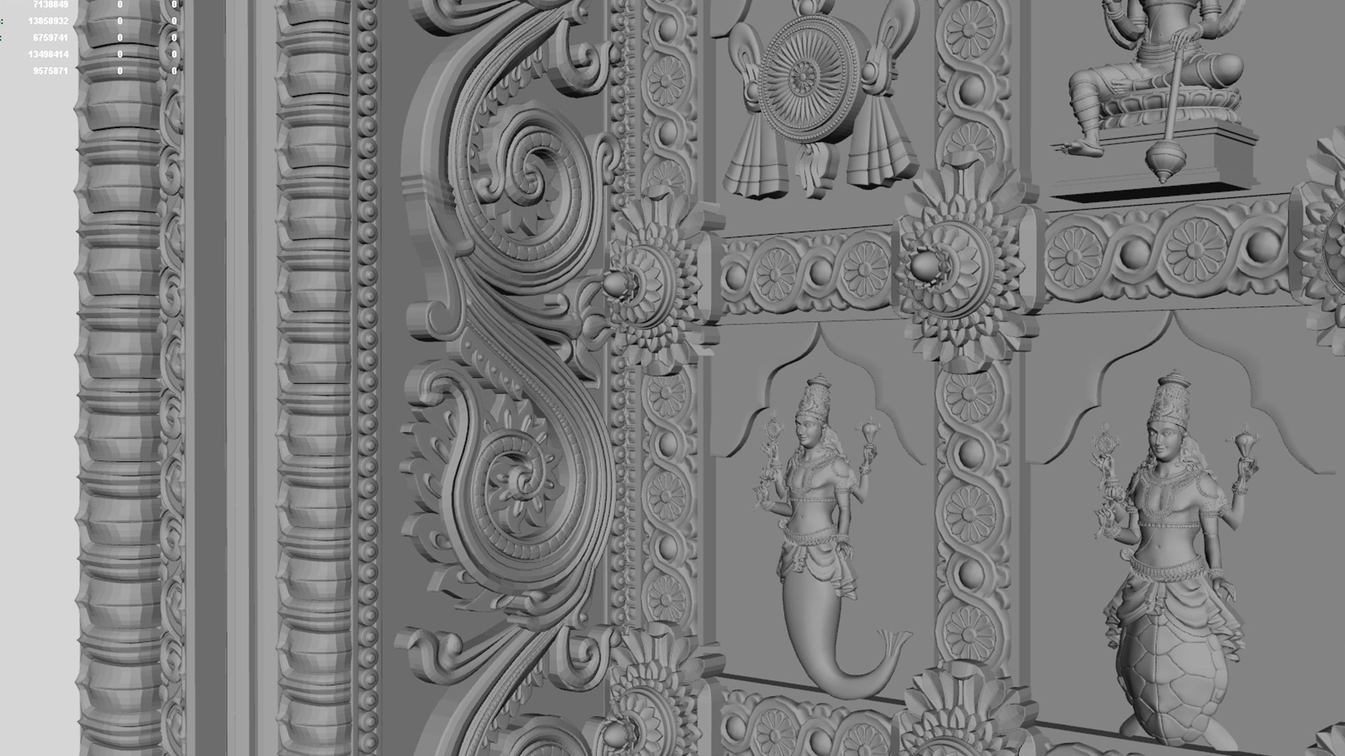 3D Tirupati Temple Door - TurboSquid 2078446