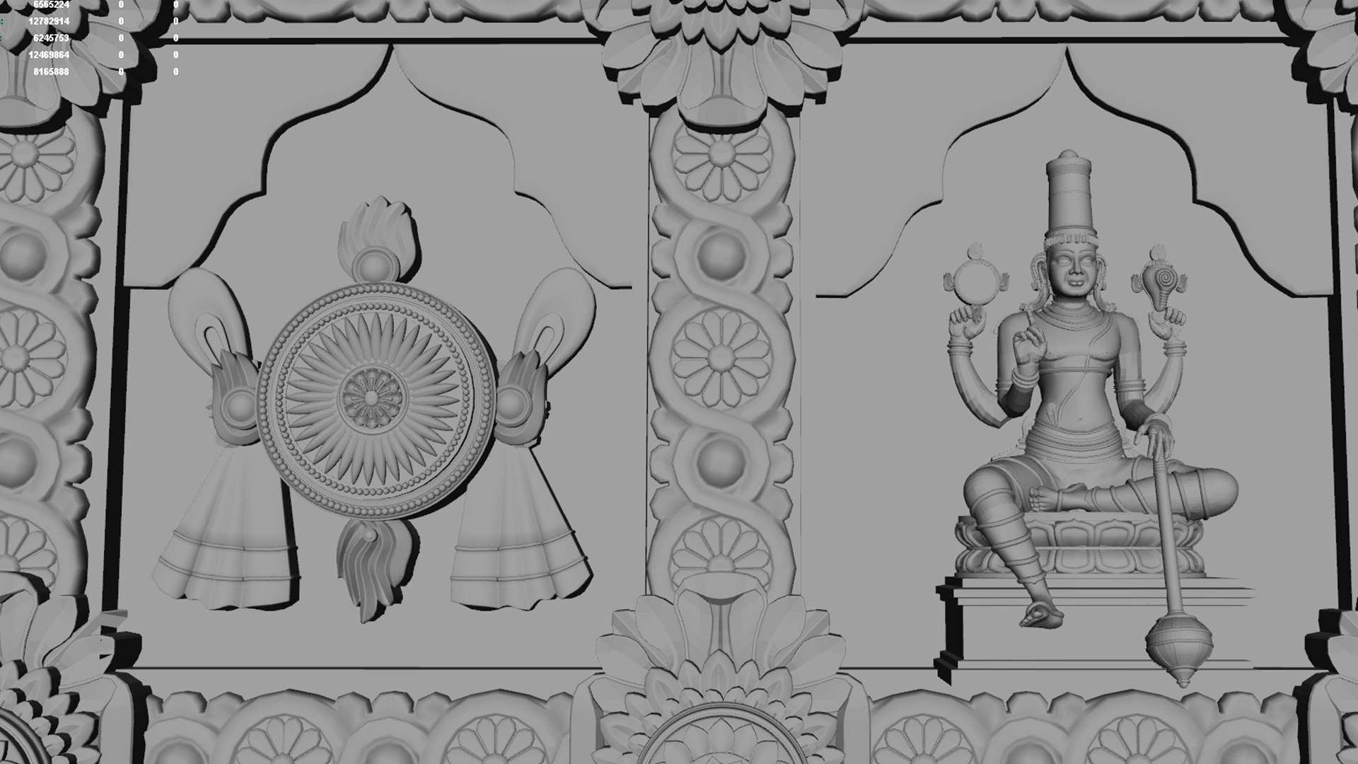 3D Tirupati Temple Door - TurboSquid 2078446