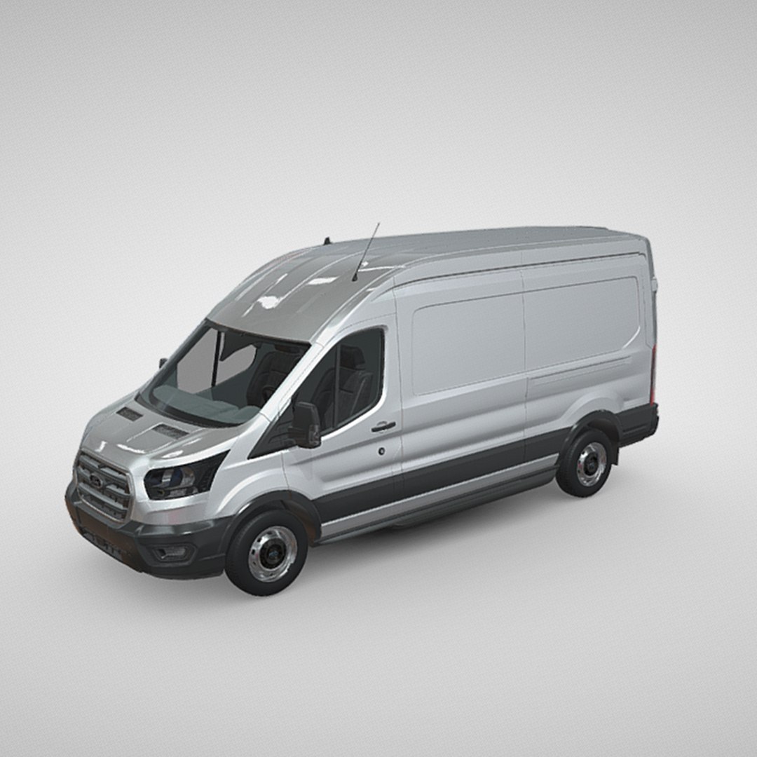 Ford Transit H2 390 L3 3D Model - TurboSquid 2261066