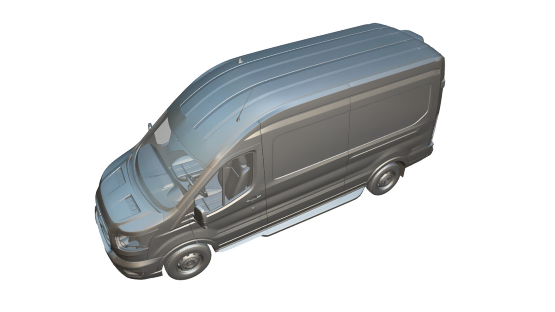 Ford Transit H2 390 L3 3D Model - TurboSquid 2261066