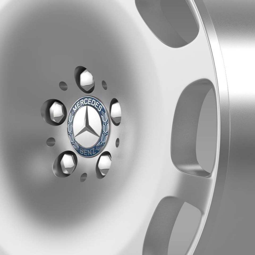 3d obj mercedes maybach rim
