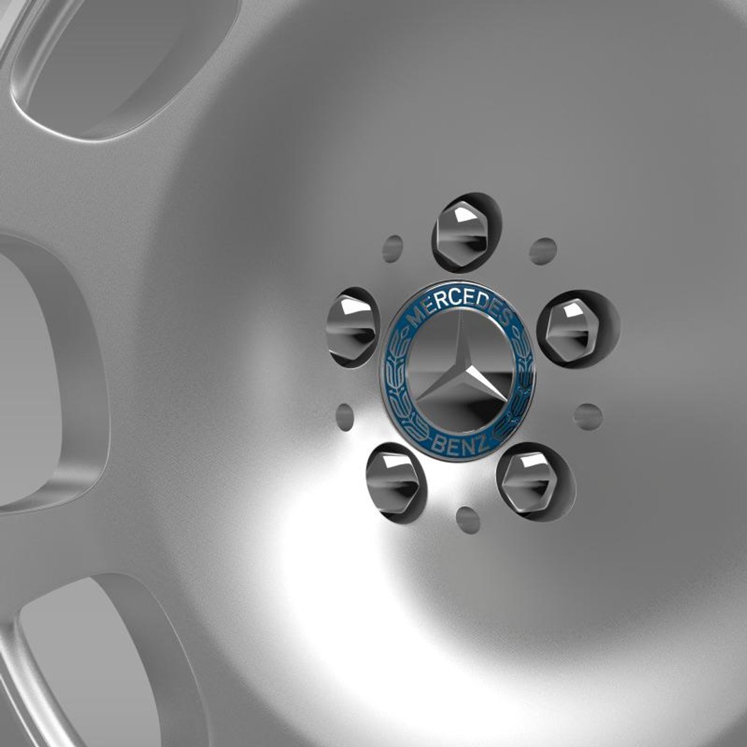 3d obj mercedes maybach rim