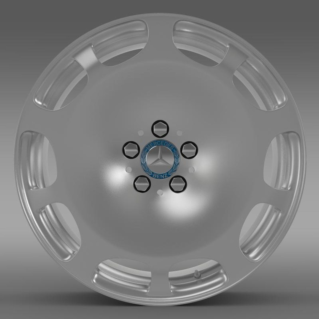 3d obj mercedes maybach rim