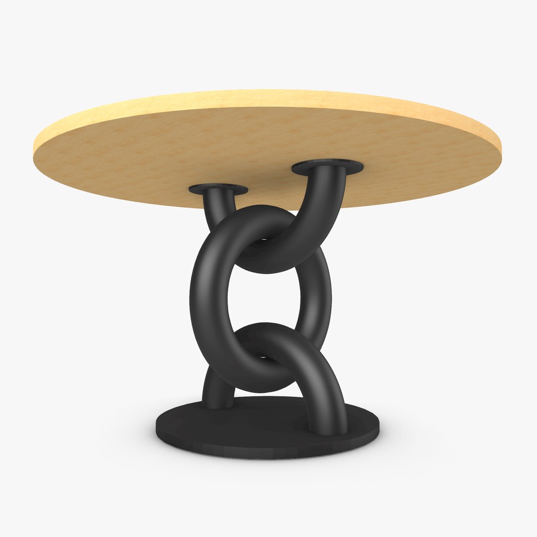 Chains Table 01 Round 3D Model - TurboSquid 2192520