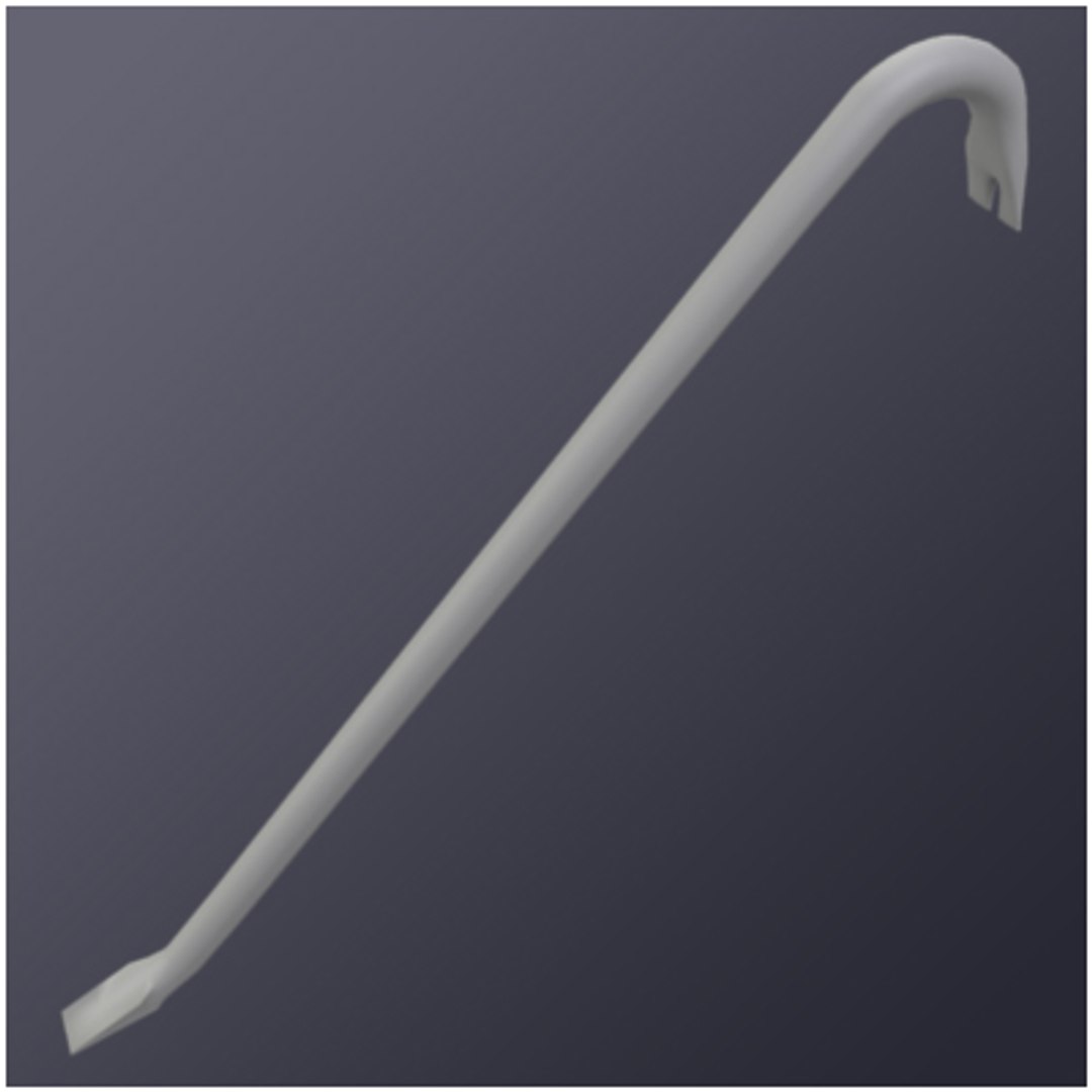 3ds Max Crowbar Lever Construction