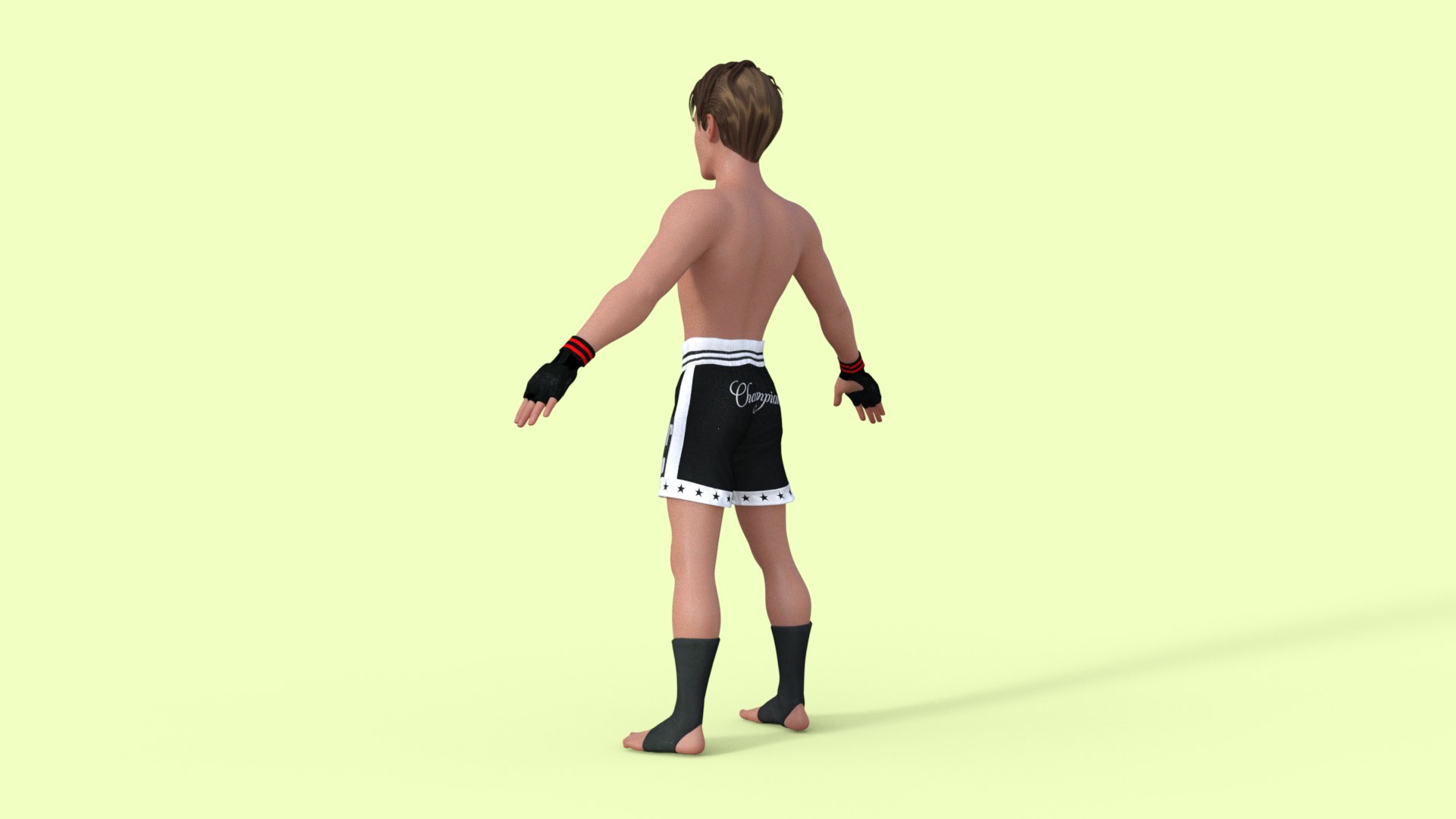 3D Boxer Boy Character - TurboSquid 1983358